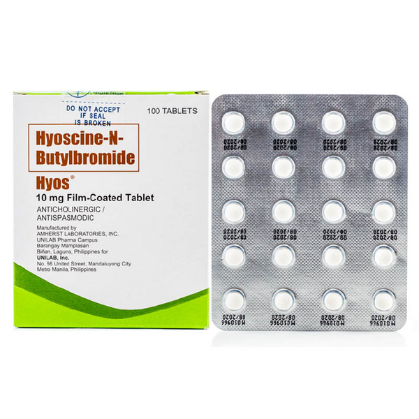 HYOS HYOScine N-Butylbromide 10mg Film-Coated Tablet 1's price in the ...